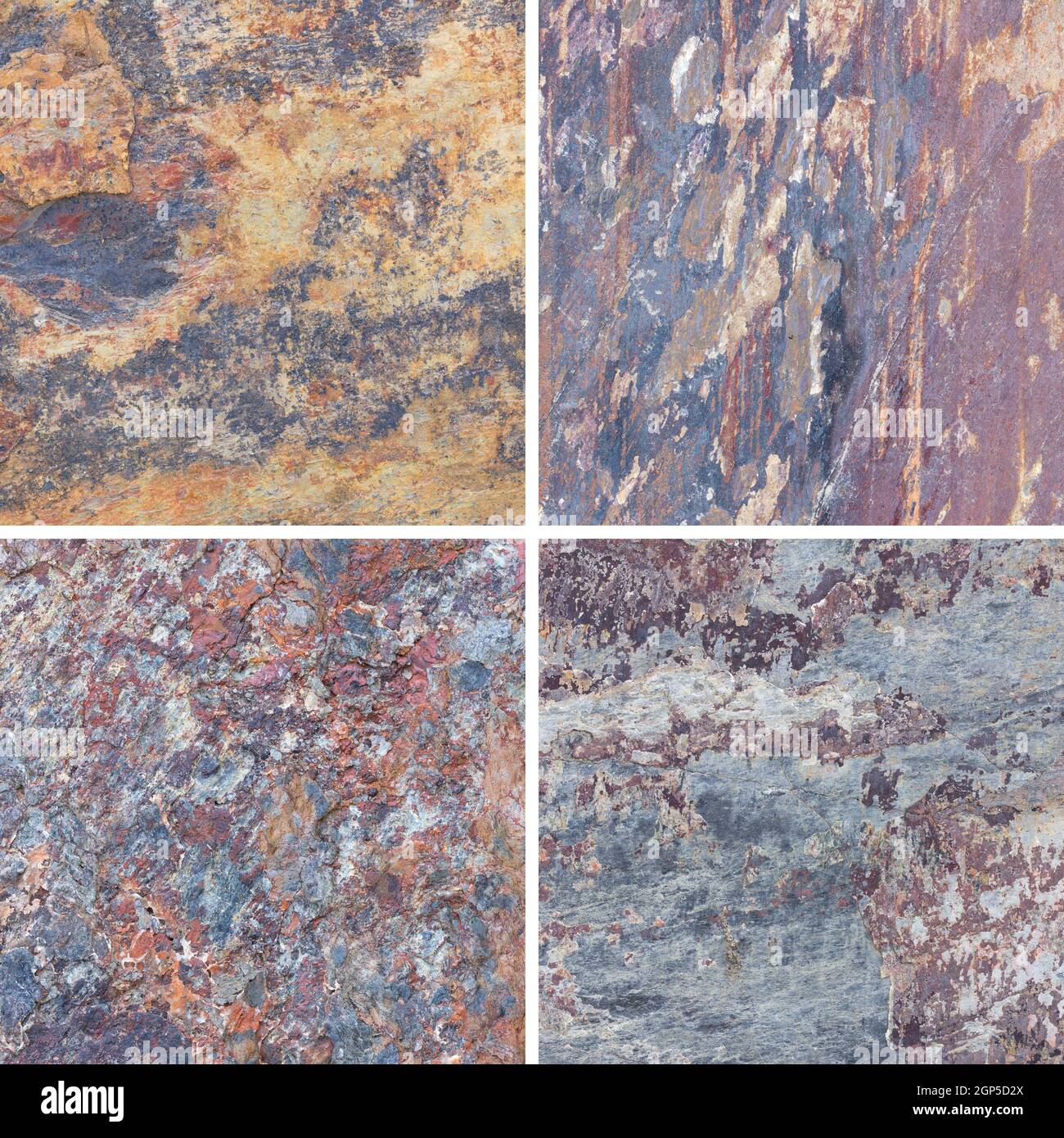 Set of textures different stone background collection Stock Photo - Alamy