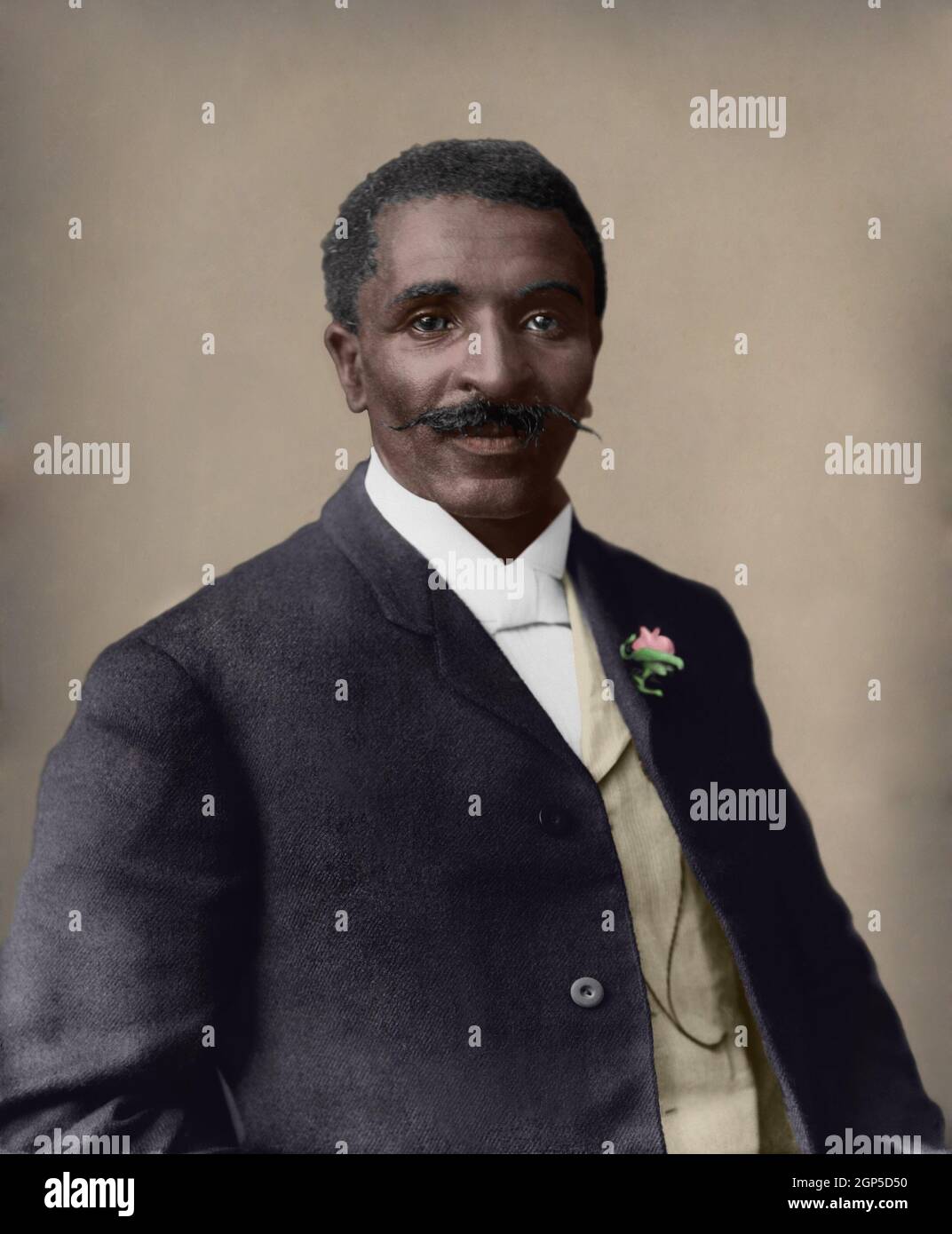 George Washington Carver (1864-1943) in portrait by Frances Benjamin ...