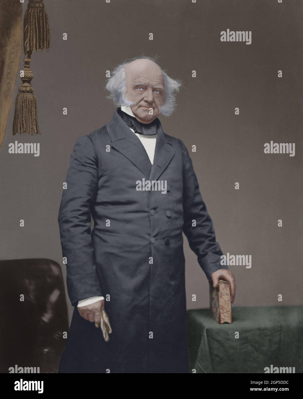 Martin Van Buren, 8th President of the United States, serving from 1837 ...
