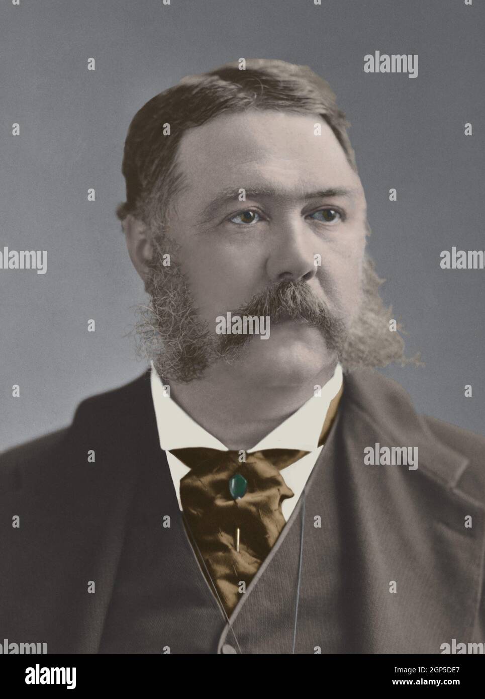 Chester Arthur, 21st President of the United States, serving from 1881 ...