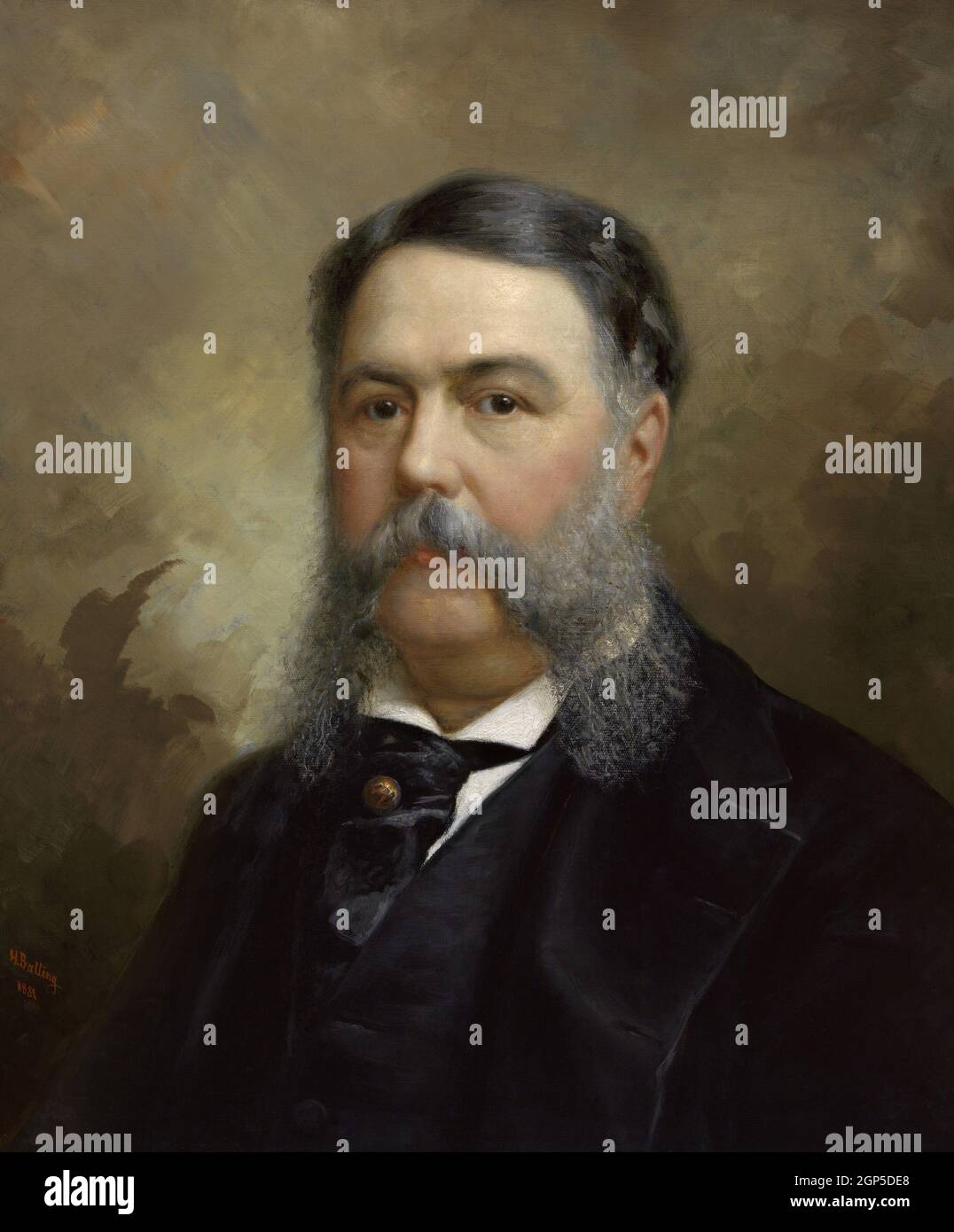 Chester Arthur, 21th President of the United States, held office from ...