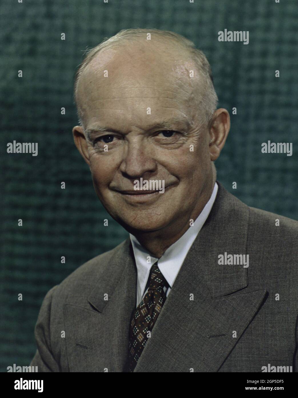 President Dwight Eisenhower, 34th President of the United States, held ...