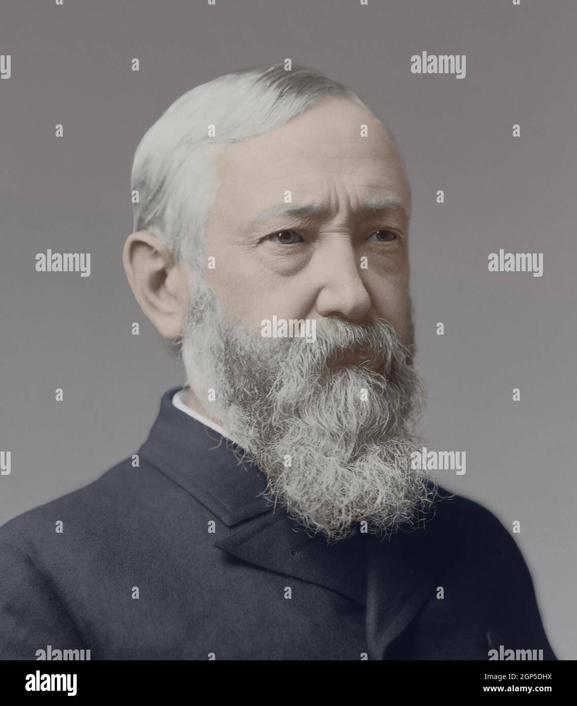 Benjamin Harrison, 23rd President of the United States, serving from ...