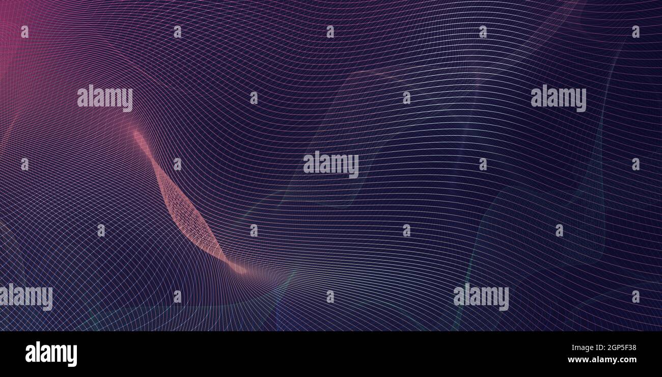 Glowing Technology Abstract in Blue and Yellow Futuristic Background ...