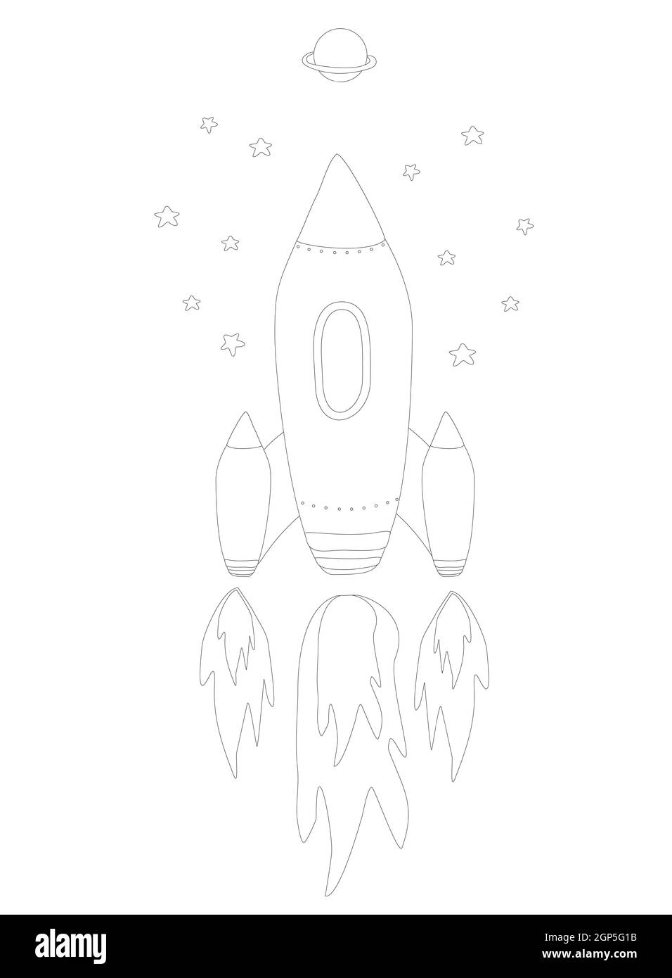 Spaceship coloring book hi-res stock photography and images - Alamy