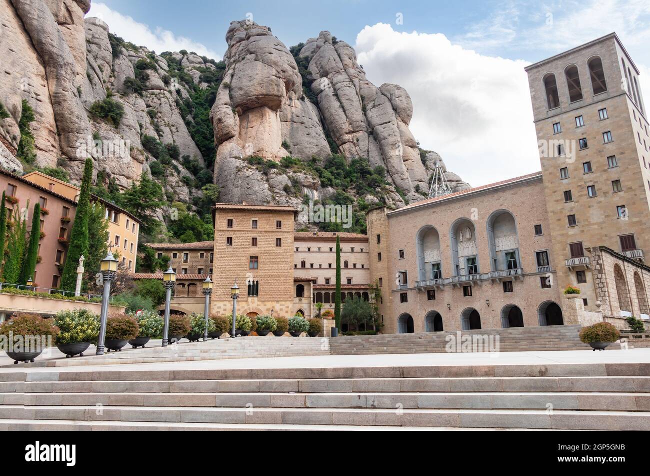 Montserrat Monastery in Barcelona, Catalonia, Spain Stock Photo - Alamy