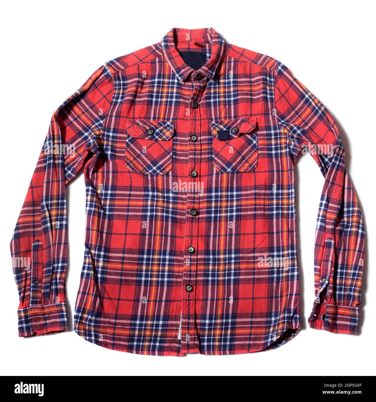 Flannel texture Cut Out Stock Images & Pictures - Alamy