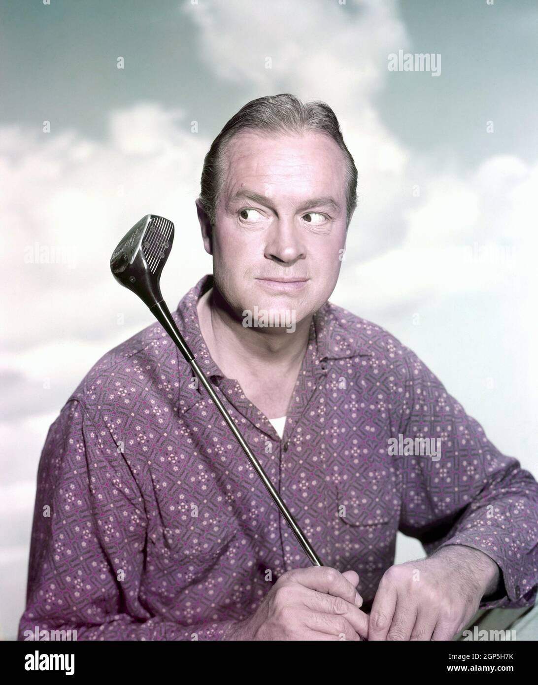 Bob Hope with golf club, circa 1950s Stock Photo - Alamy