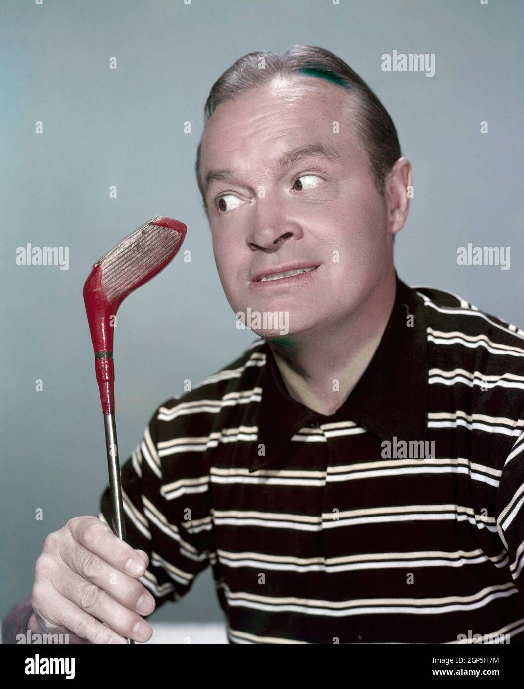 Bob Hope with golf club, circa 1950s Stock Photo - Alamy