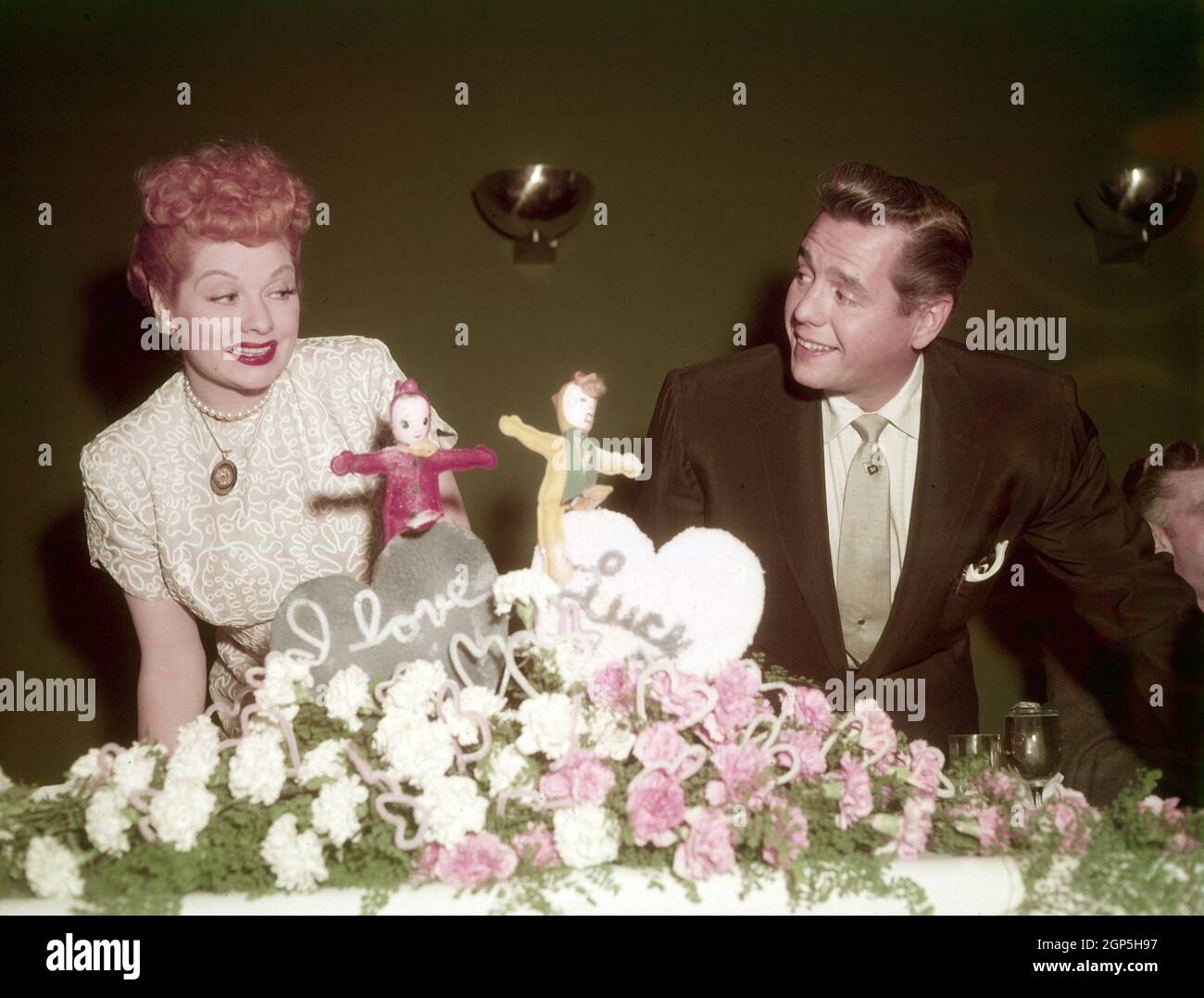 From left, Lucille Ball, Desi Arnaz, ca. mid-1950s Stock Photo - Alamy