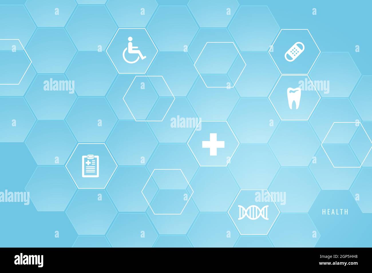 Medical abstract background with health icons suitable for health care ...