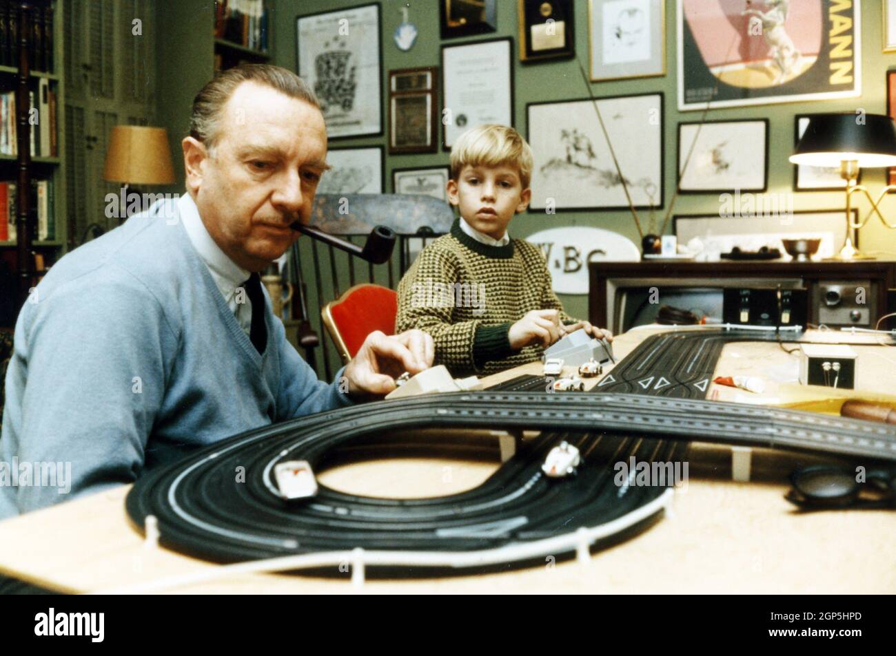 Walter Cronkite, and Chip Cronkite, 1960s. TV Guide / Courtesy Everett ...