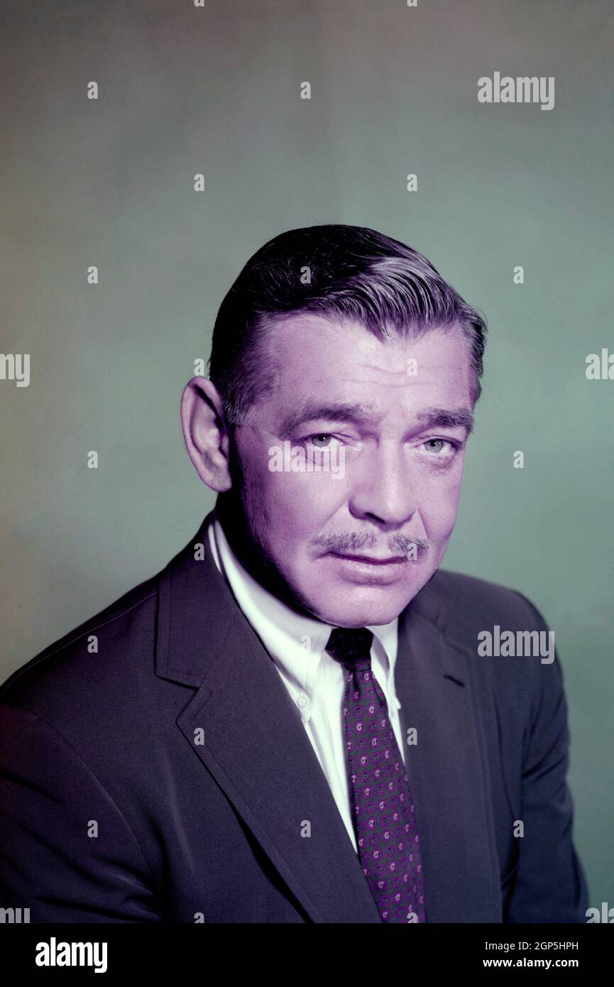 Clark Gable, ca. 1957 Stock Photo - Alamy