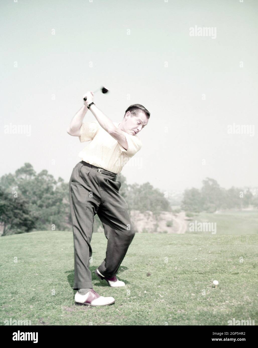 From left: Milton Berle, playing golf, circa 1950s Stock Photo - Alamy