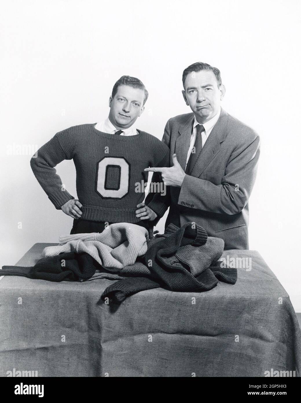 Bob & Ray, from left: Bob Elliott, Ray Goulding, 'Surplus Sweaters With ...