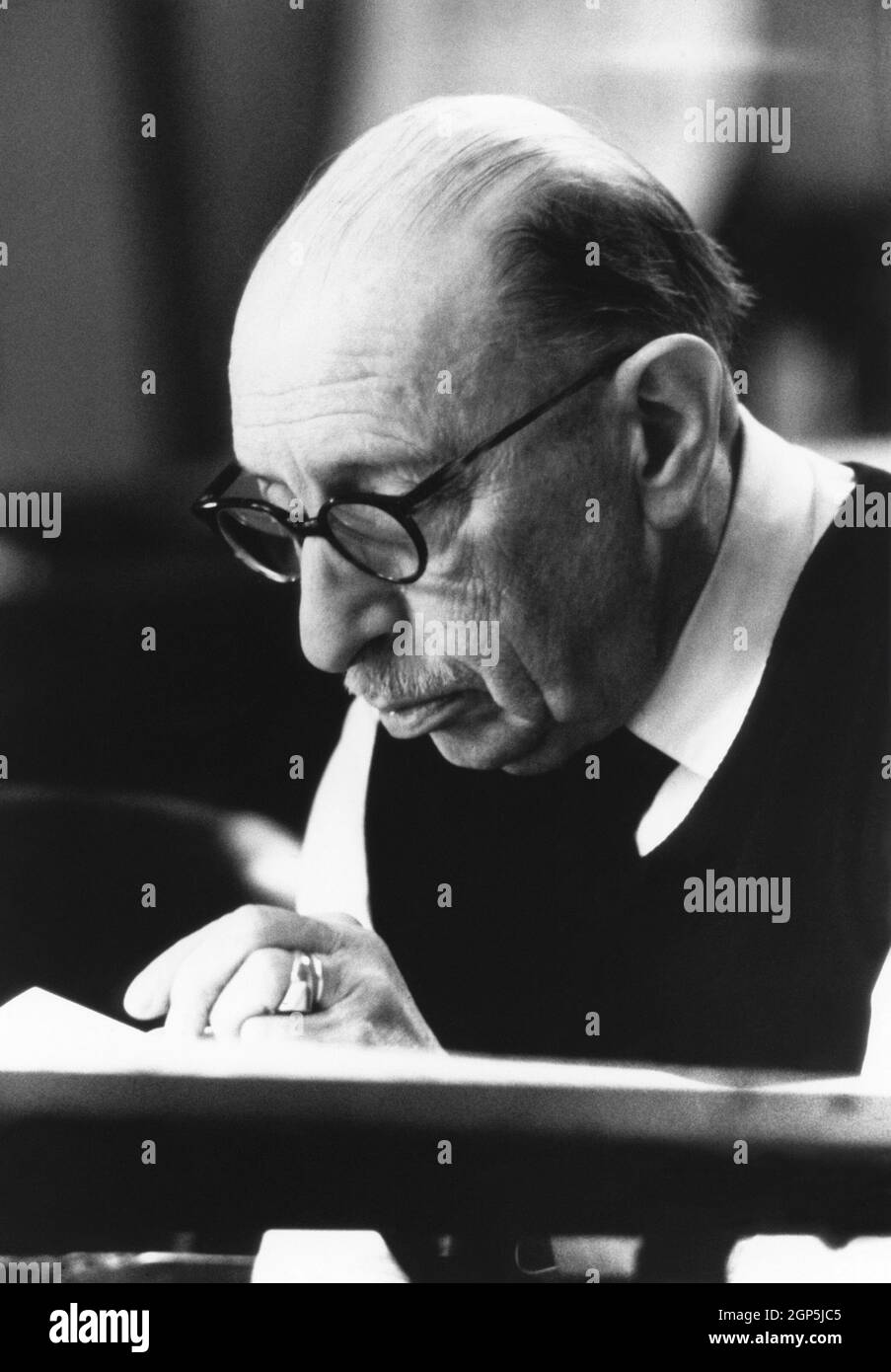 Composer Igor Stravinsky, circa 1960s Stock Photo - Alamy