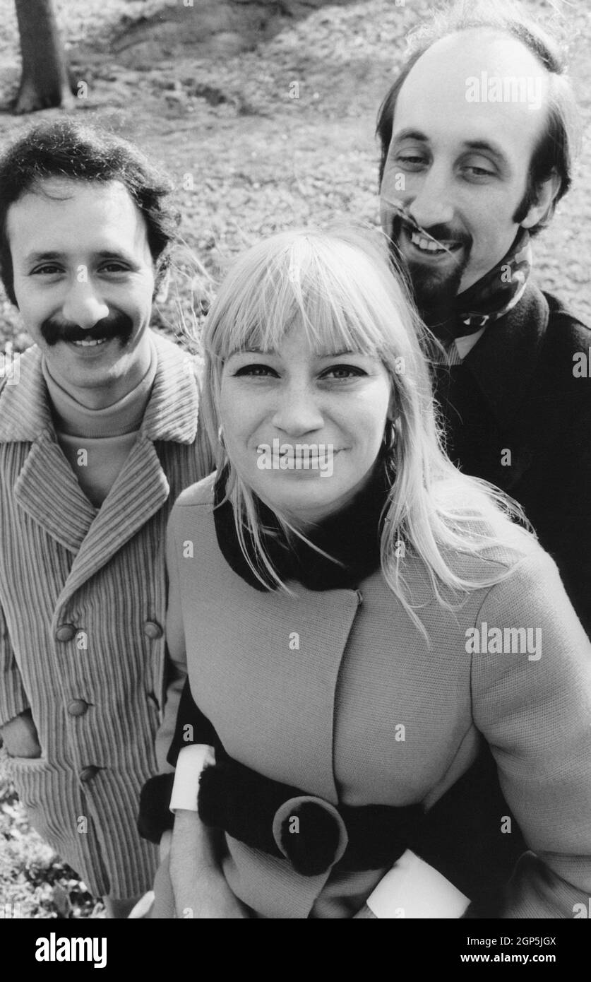 Folk group Peter, Paul and Mary, (from left: Paul Yarrow, Mary Travers ...