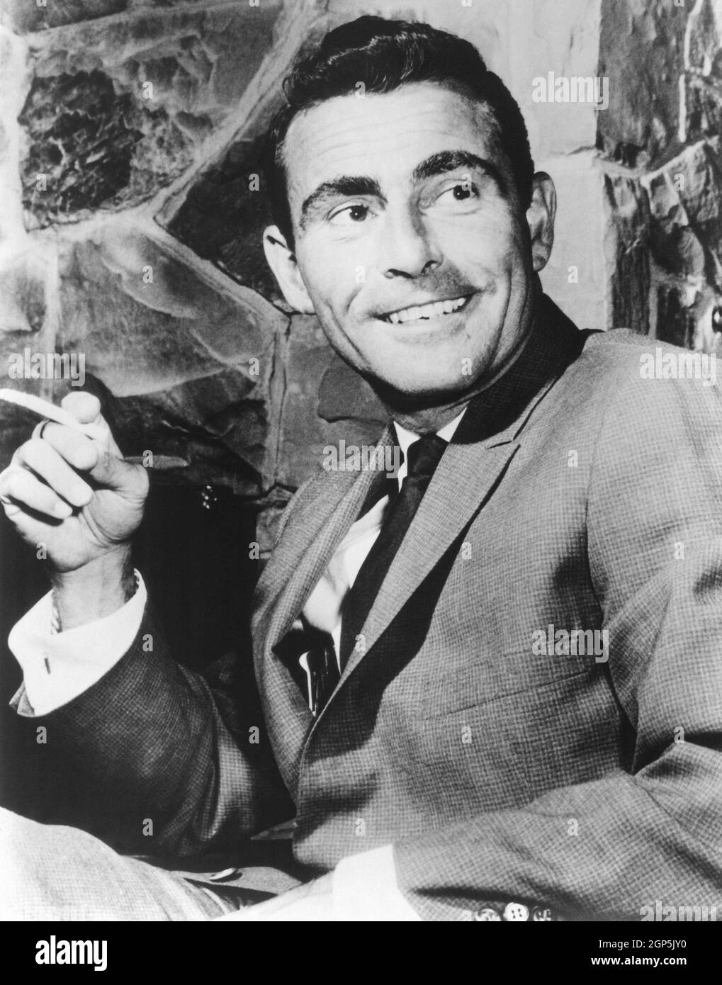 Rod Serling, writer and creator of THE TWILIGHT ZONE and NIGHT GALLERY ...