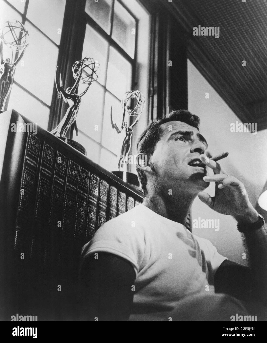 Rod Serling, writer and creator of THE TWILIGHT ZONE and NIGHT GALLERY ...