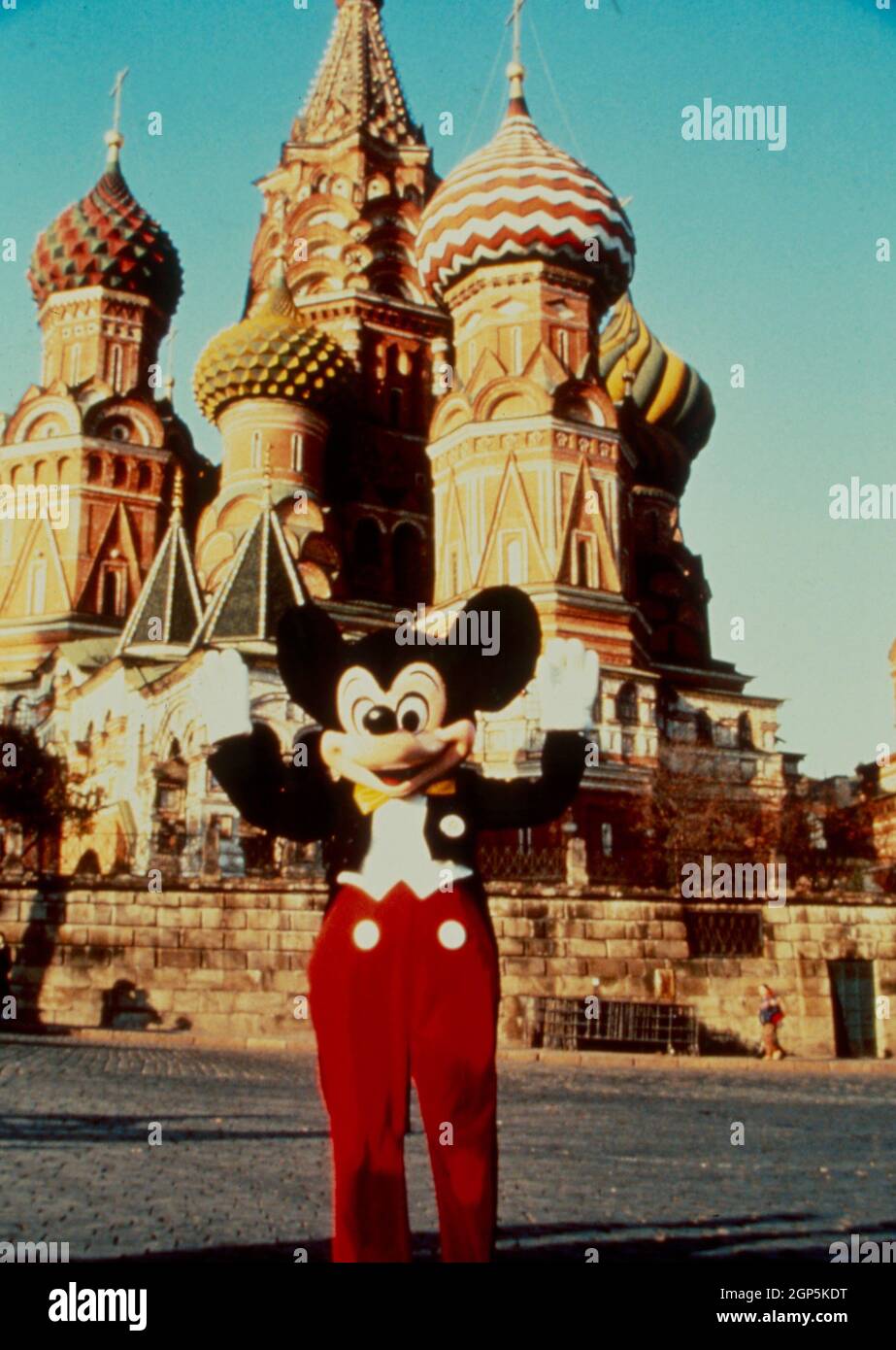 Mickey Mouse, mascot, in Moscow, Russia Stock Photo - Alamy