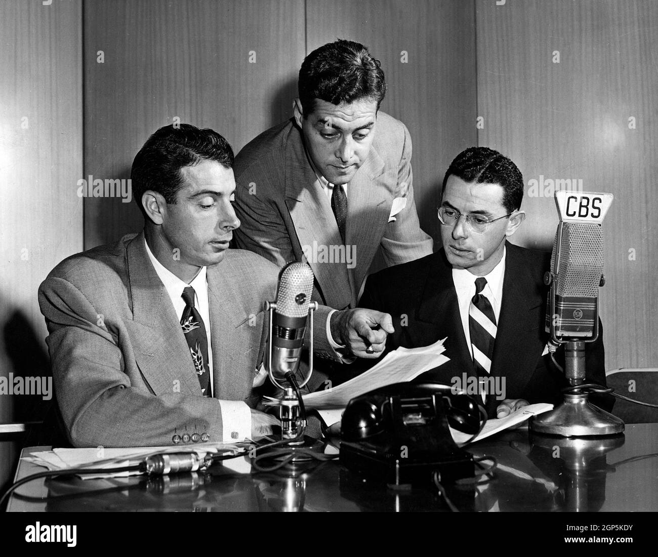 THE JOE DIMAGGIO SHOW, from left: Joe DiMaggio, Jack Barry, Dominic ...