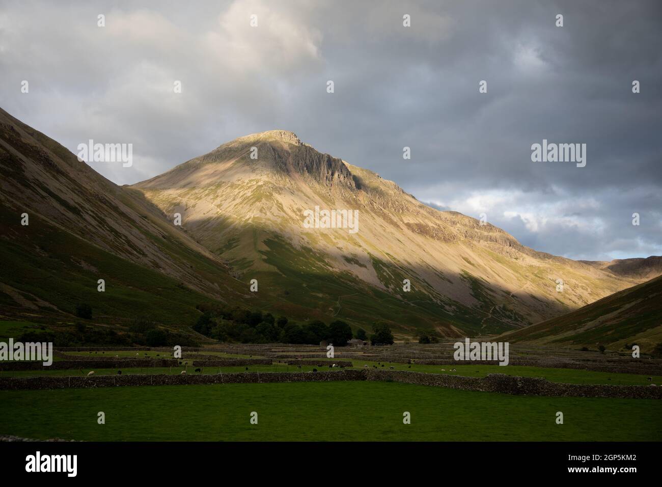 Great Gable on a grey day Stock Photo - Alamy