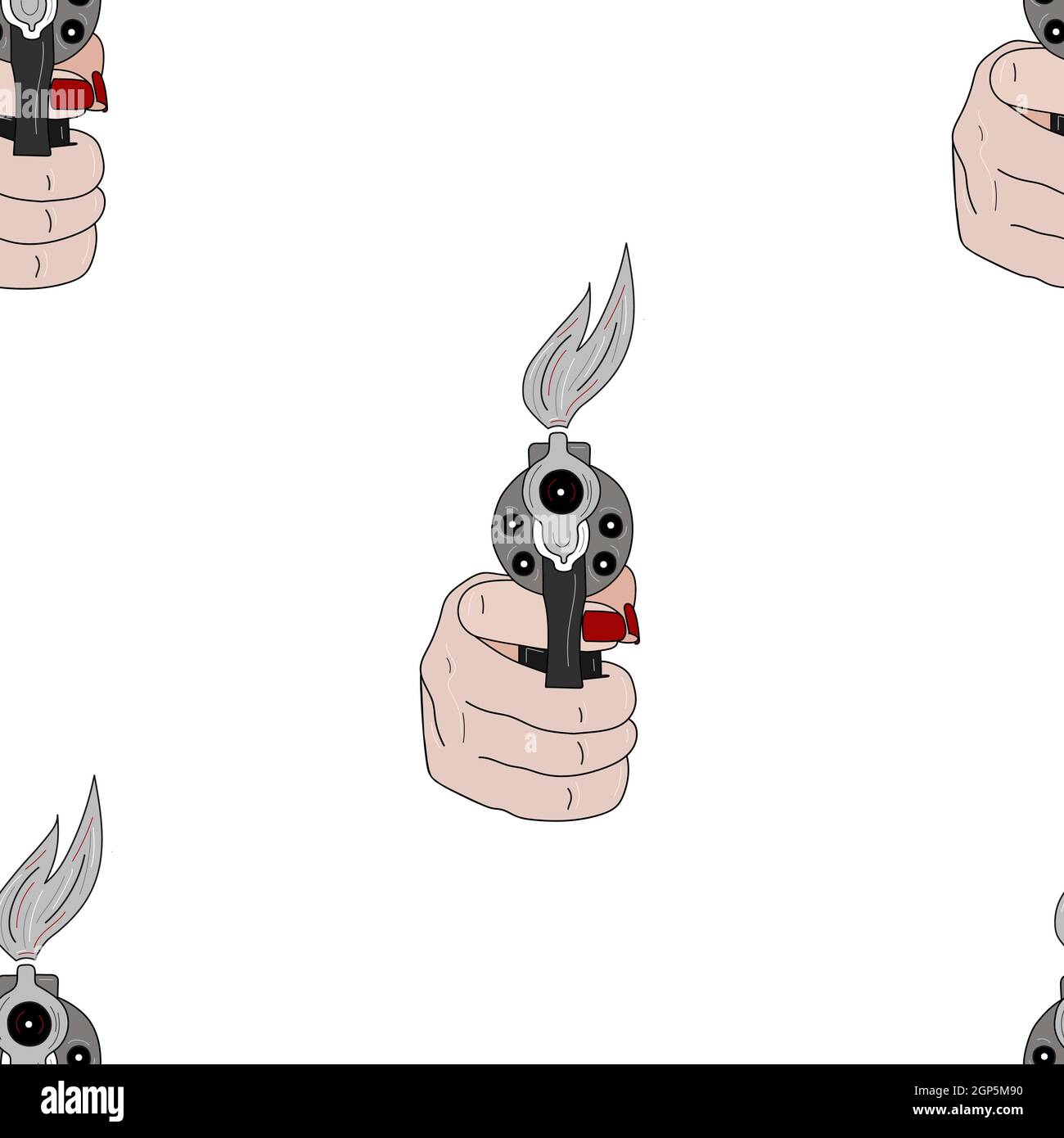 Gun smoke graphic Stock Vector Images - Alamy