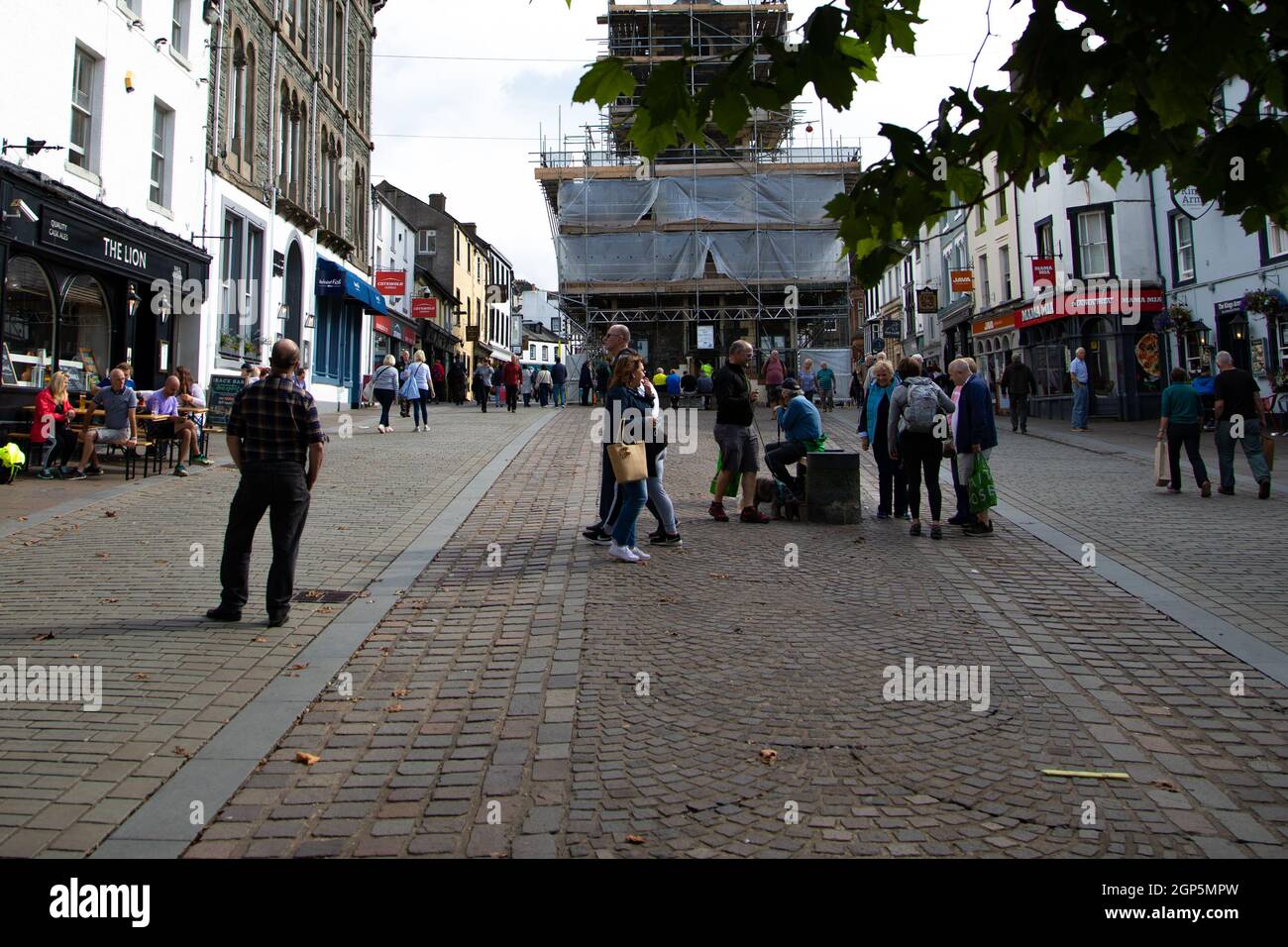 Keswick town street market hi-res stock photography and images - Alamy