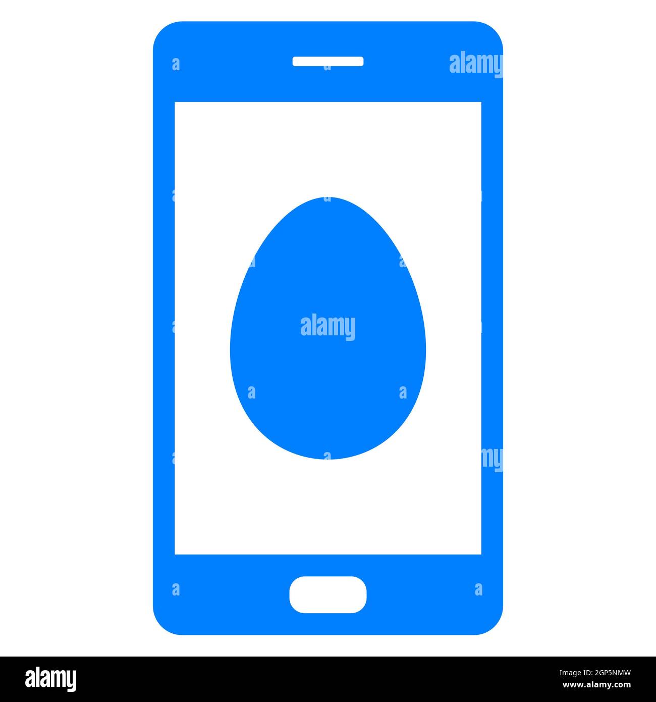 Egg and smartphone Stock Photo - Alamy