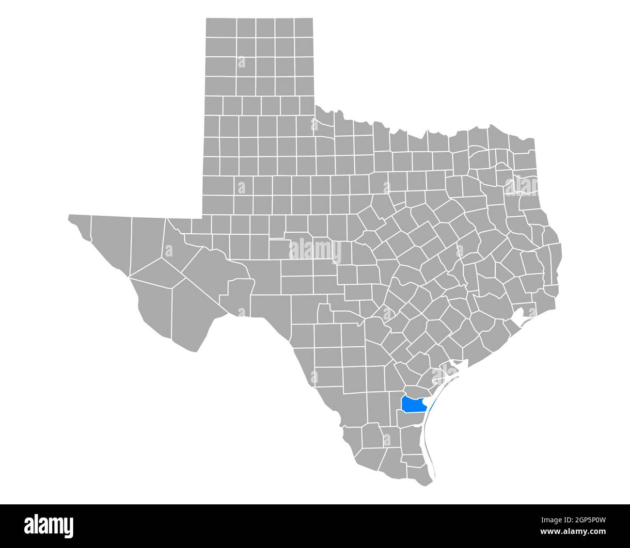 Map of Nueces in Texas Stock Photo - Alamy