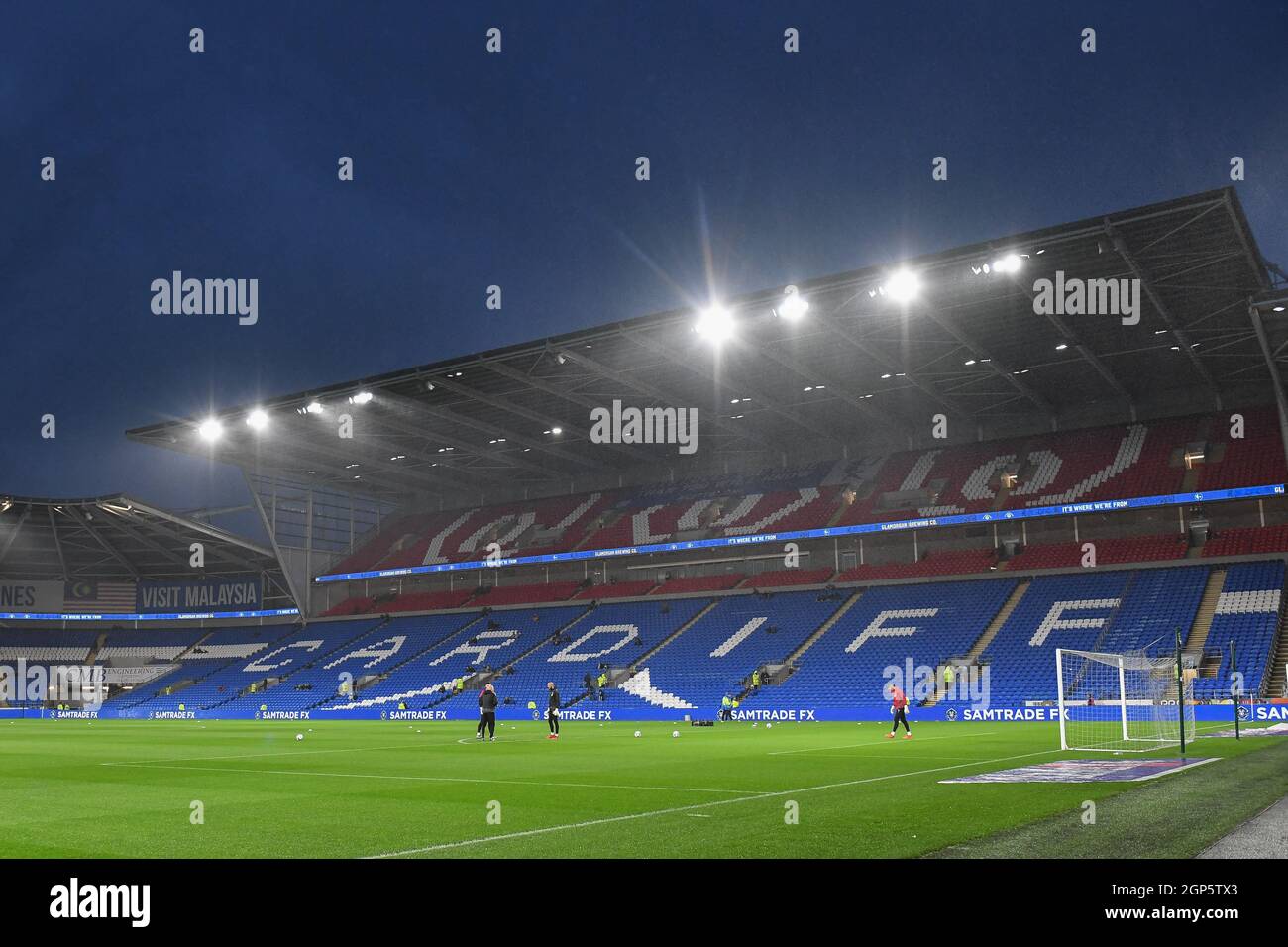 General view of Cardiff City Stadium, home of Cardiff City Stock Photo ...