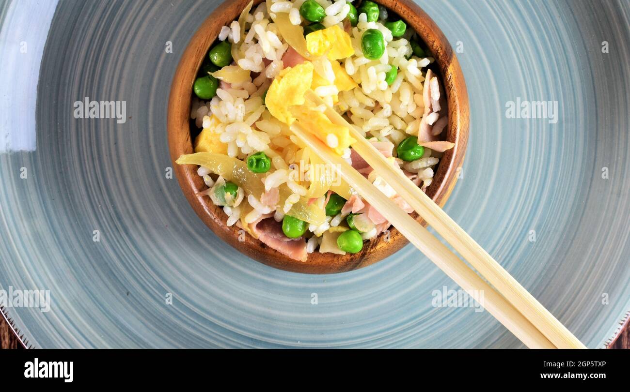 Rice three delights hi-res stock photography and images - Alamy