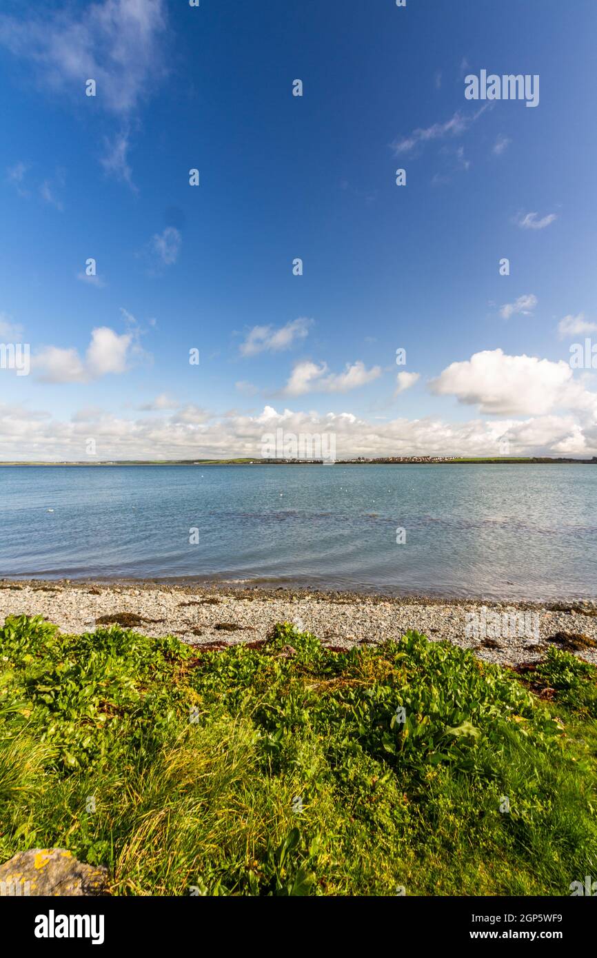 Waterside view from Penrhos Coastal Park, Holyhead, Anglesey, Wales, UK ... Waterside view from Penrhos Coastal Park, Holyhead, Anglesey, Wales, UK ...