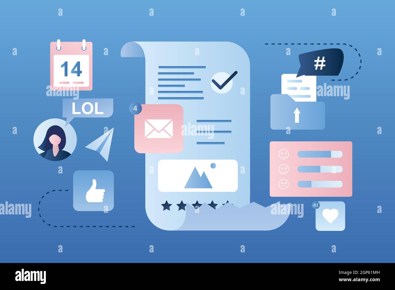 Businesswoman daily planner concept,schedule and to do list,internet ...