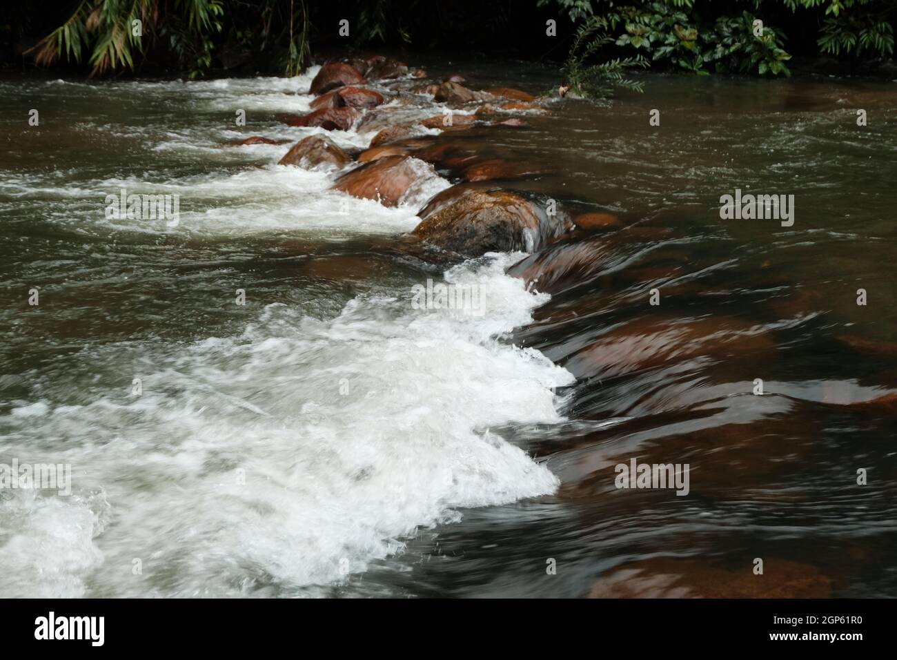 Beautiful waterfall trough the rocks in Chanthaburi province, Thailand ...