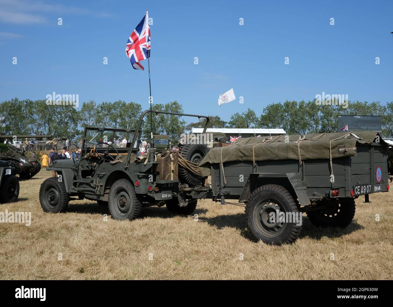 British military trailer hi-res stock photography and images - Alamy