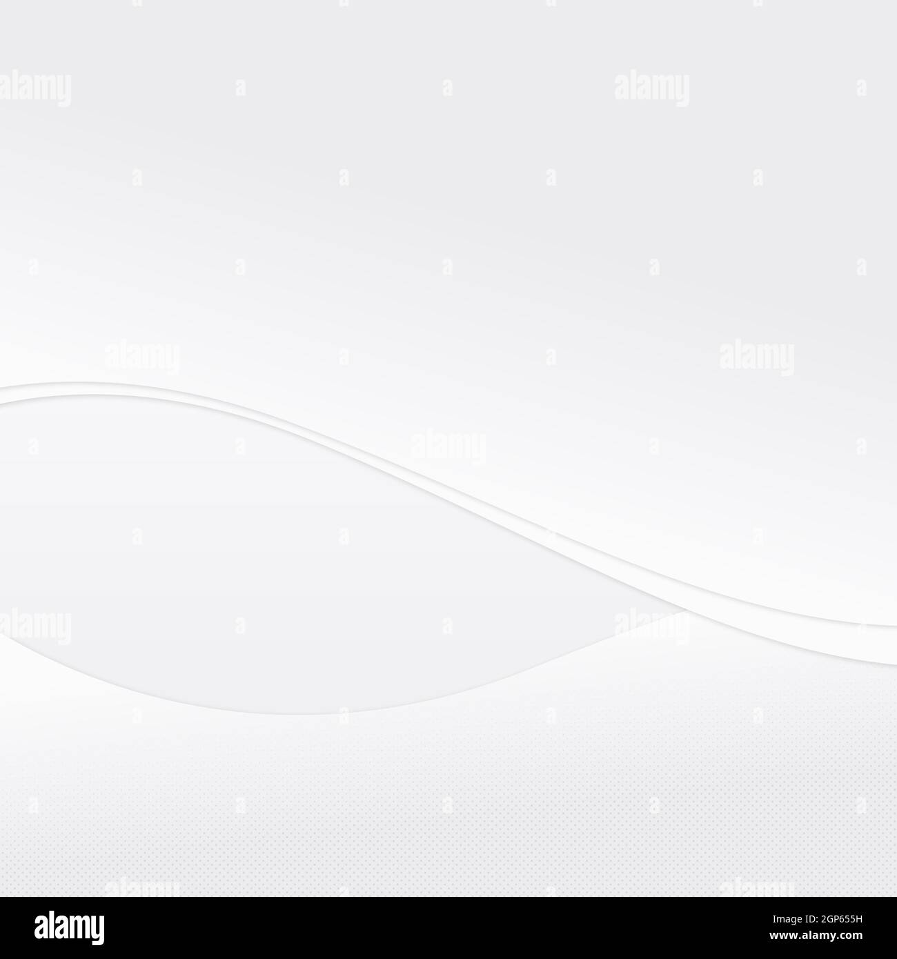 White abstract wavy lines and dots - Vector illustration Stock Photo ...