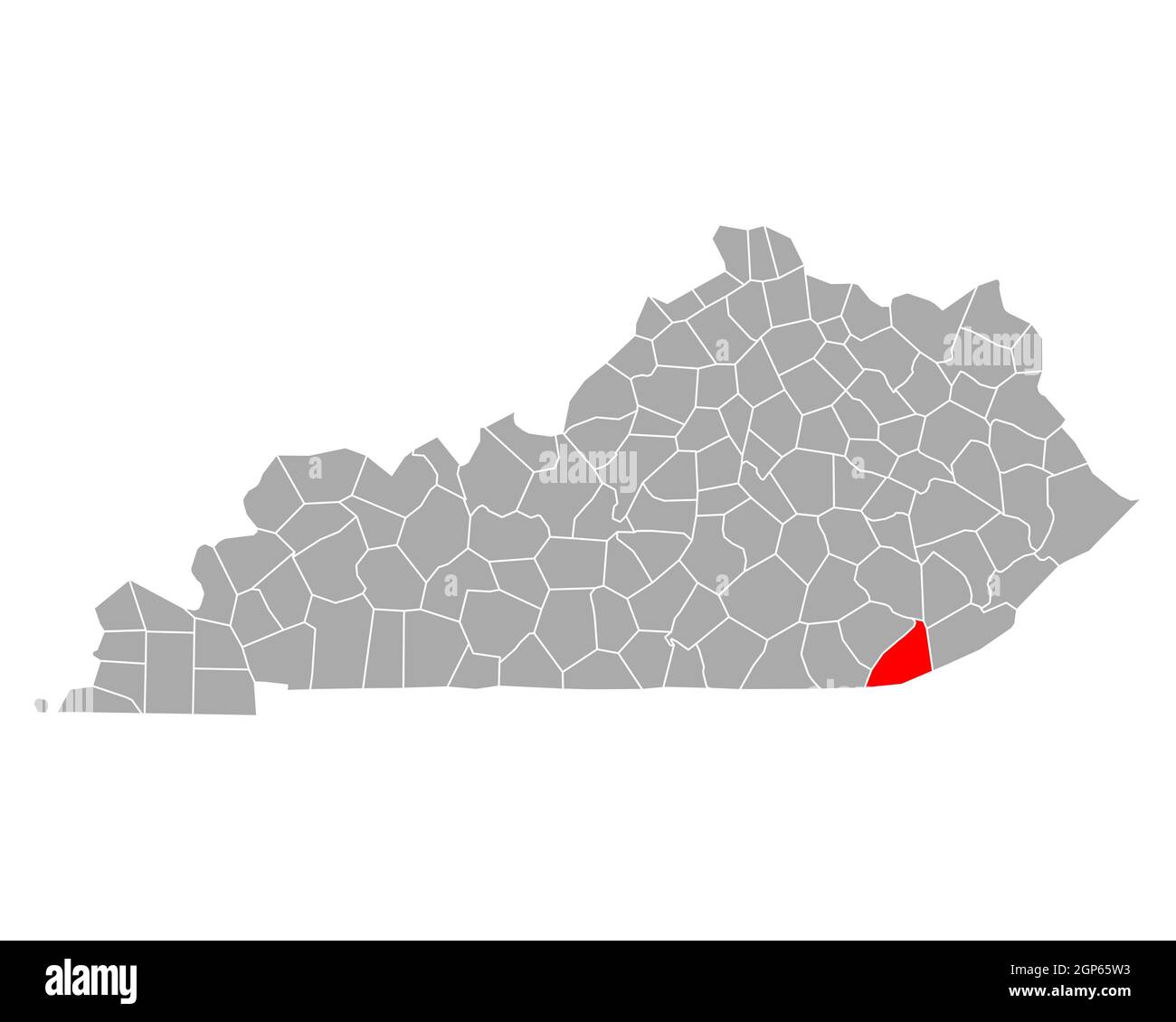 Bell county map hi-res stock photography and images - Alamy