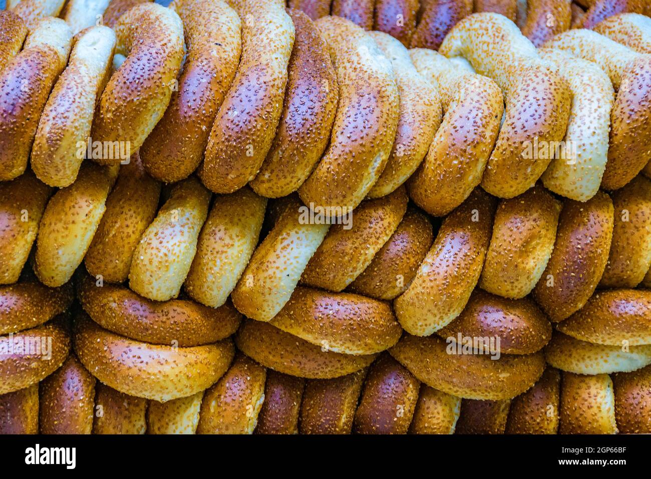 Bread display at street market, old jerusalem city, israel Stock Photo ...