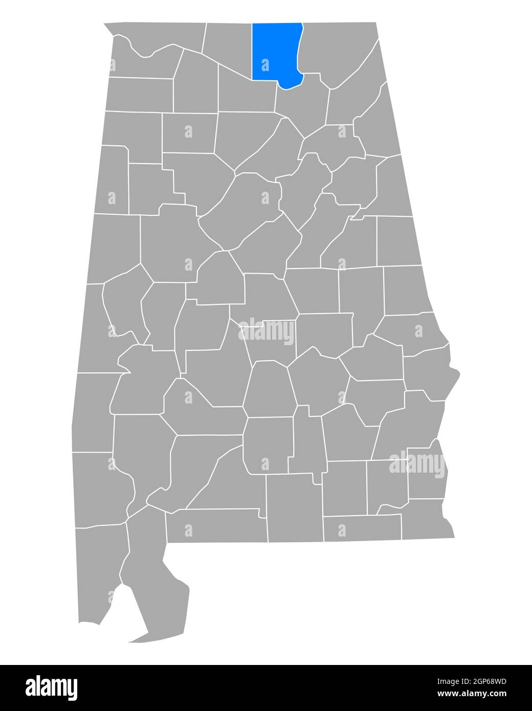 Map of Madison in Alabama Stock Photo - Alamy