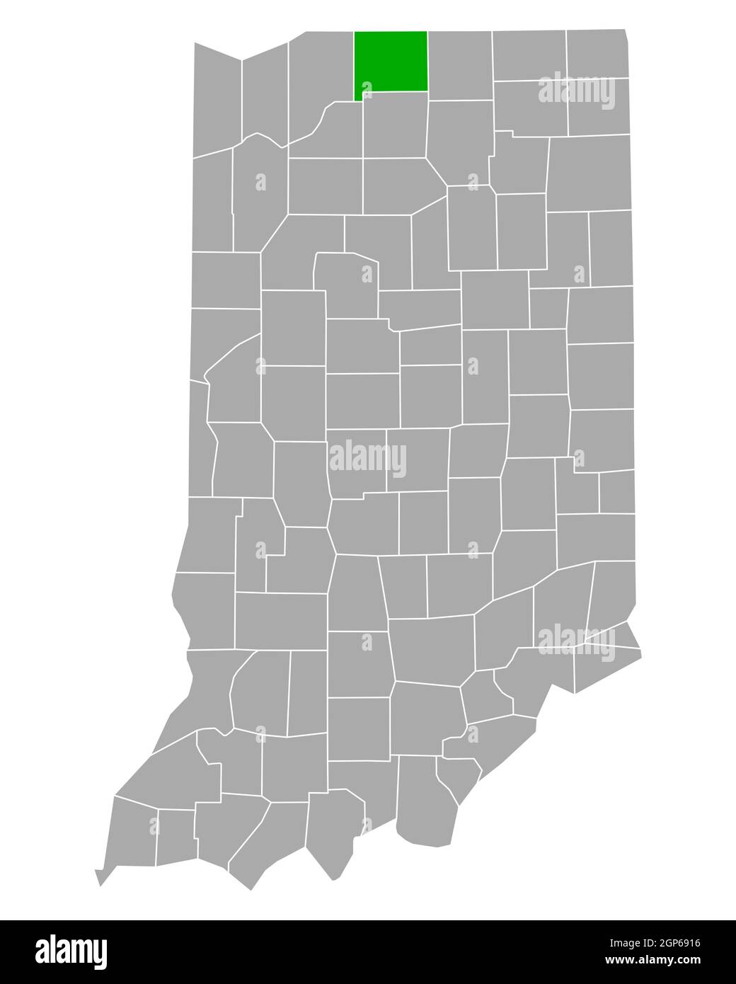 Map of St Joseph in Indiana Stock Photo - Alamy