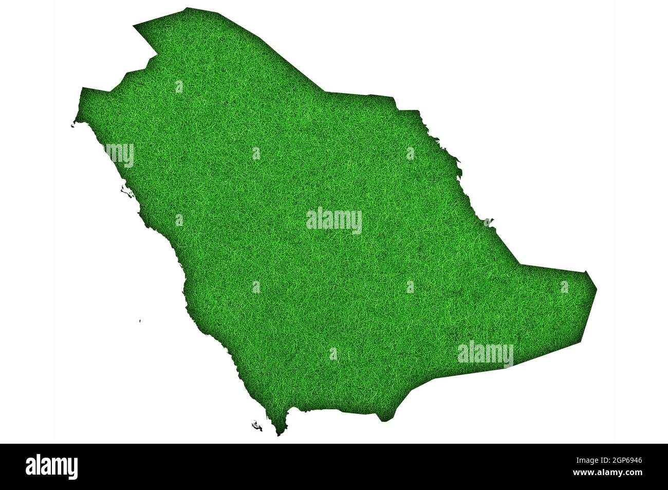 Outline map of saudi arabia Cut Out Stock Images & Pictures - Alamy