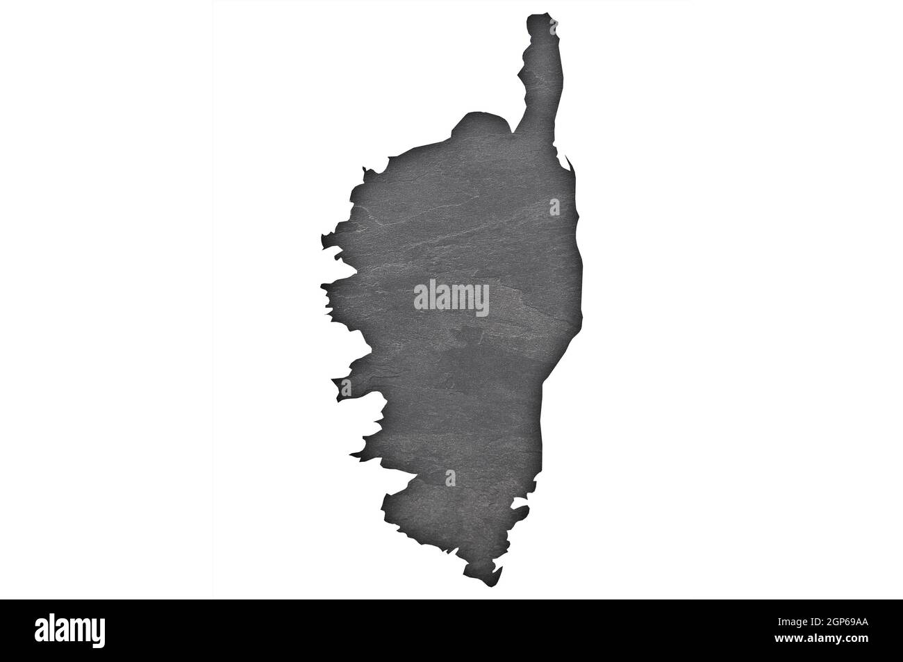 Map corsica on dark hi-res stock photography and images - Alamy