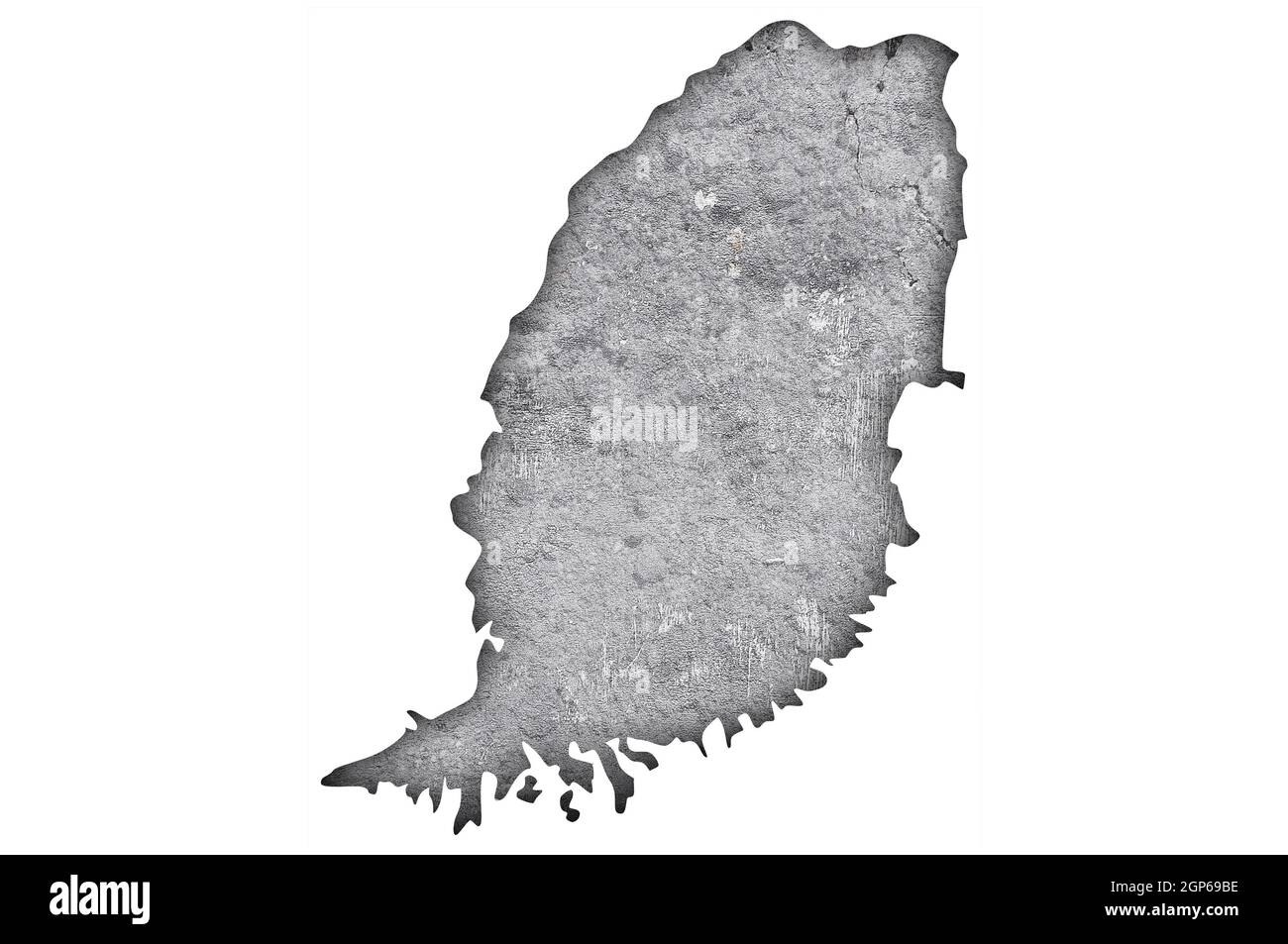 Vintage grenada map hi-res stock photography and images - Alamy