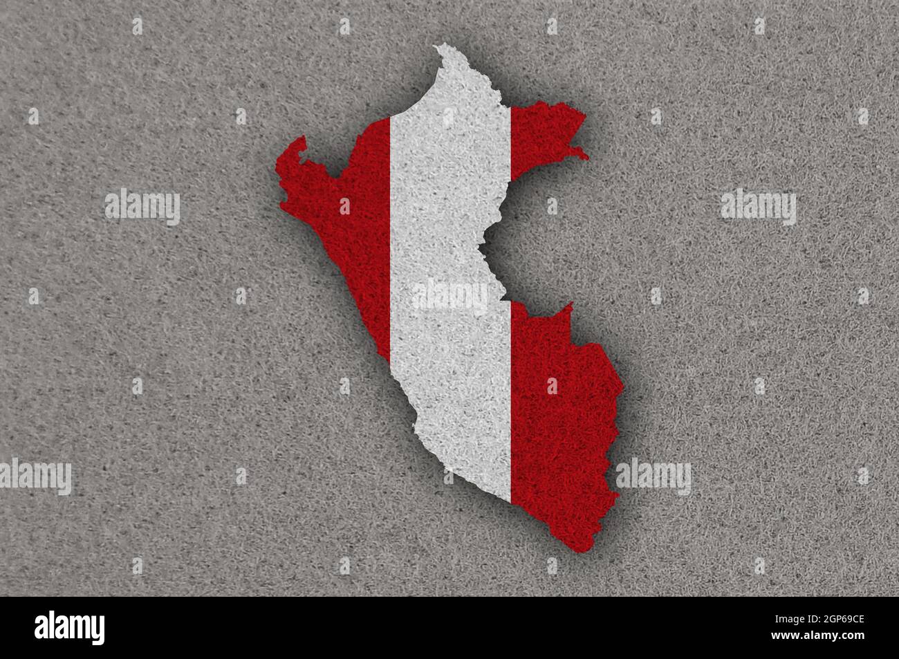 Outline map flag peru hi-res stock photography and images - Alamy