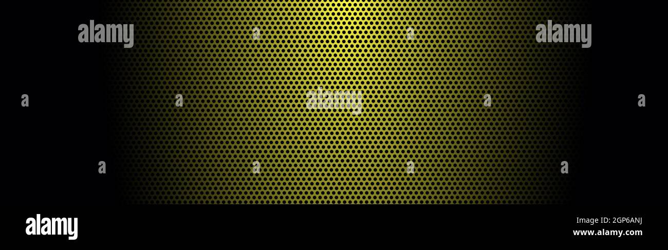 Abstract yellow-black perforated background with highlights - Vector ...