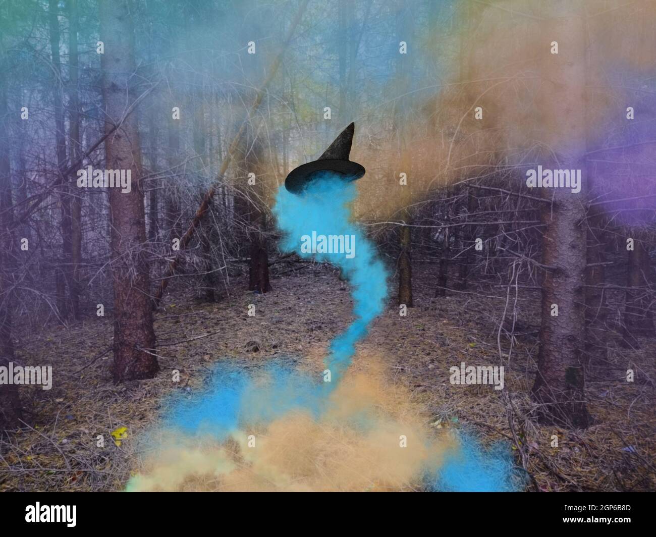 Insuperable strange fall night background. Fall autumn occulture wild ...