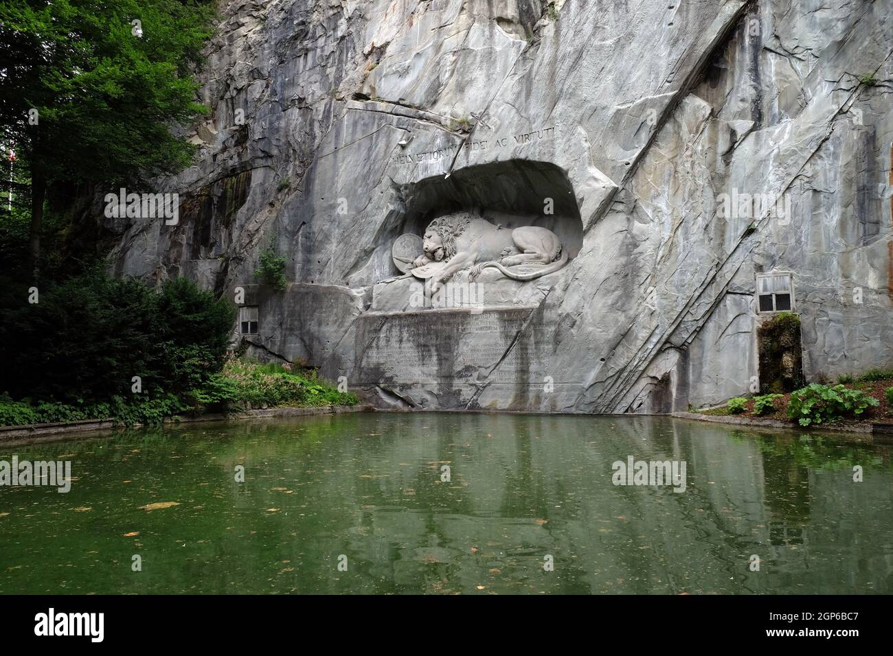 The Lion Monument Or The Lion Of Lucerne Designed By Bertel
