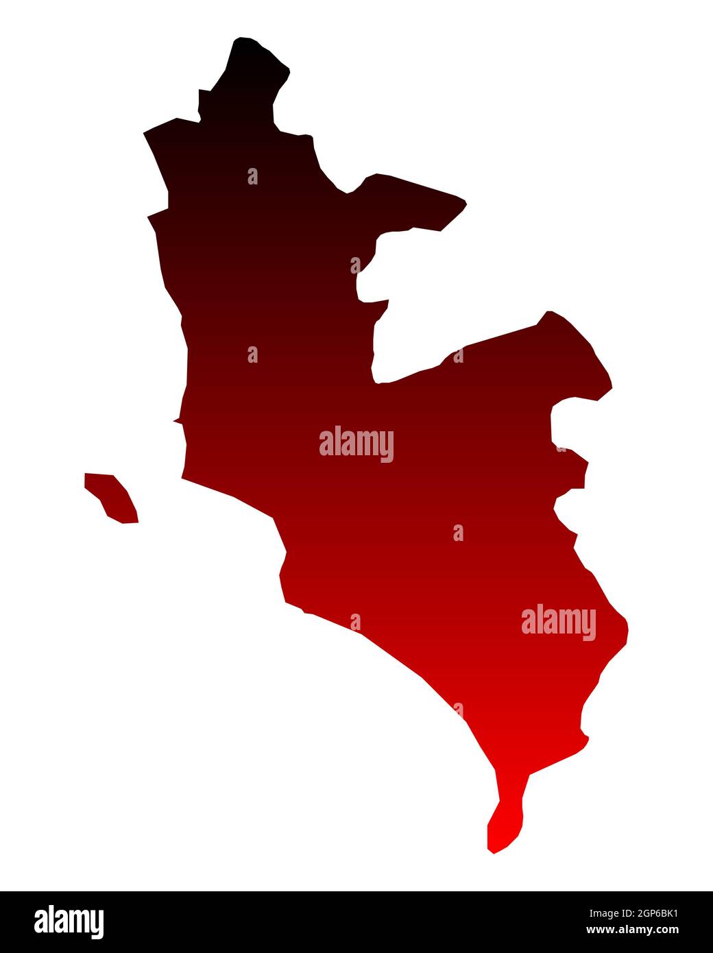 Map of Lima Metropolitana Stock Photo - Alamy