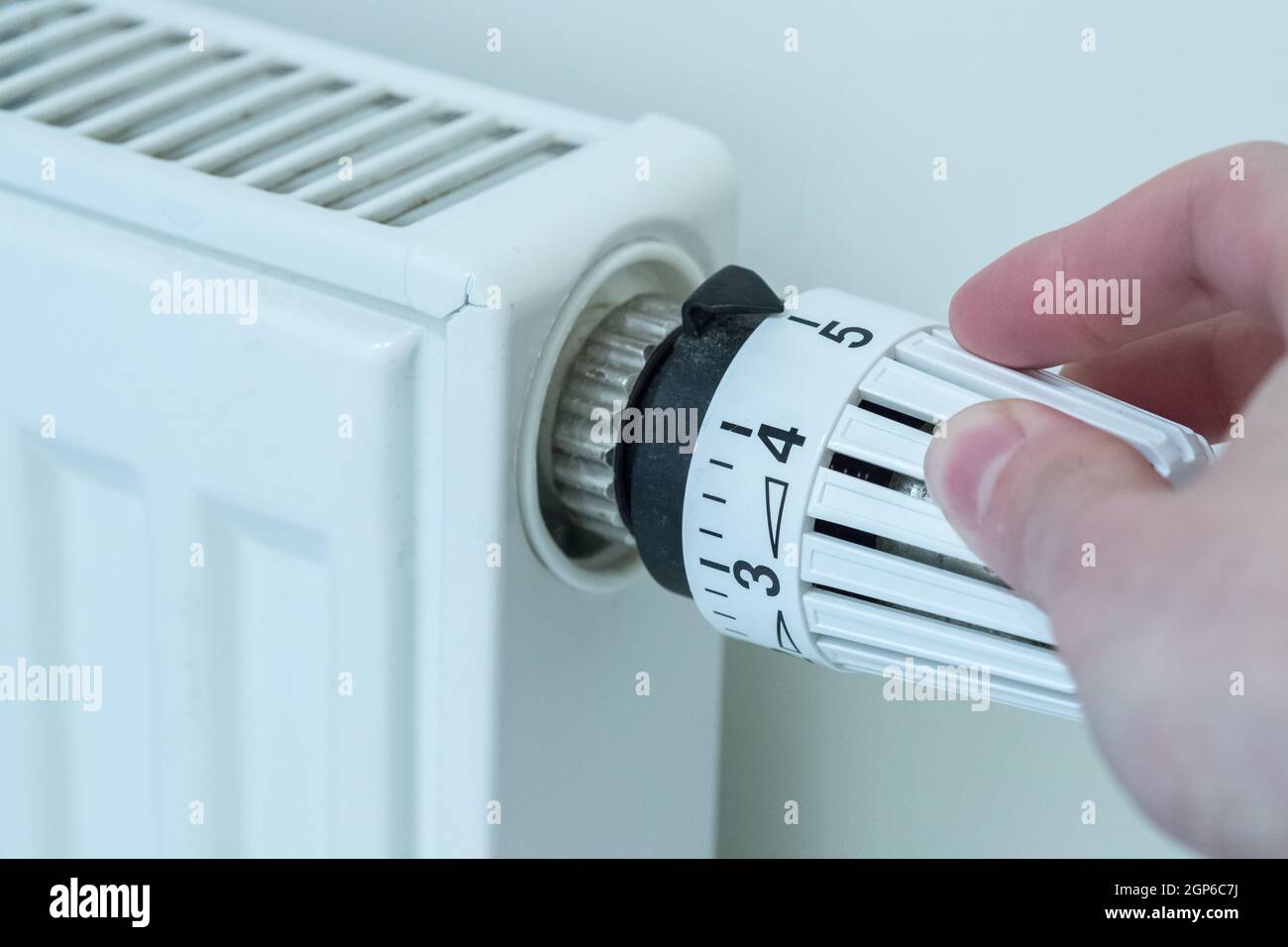 Close up picture of a heat regulator Stock Photo - Alamy